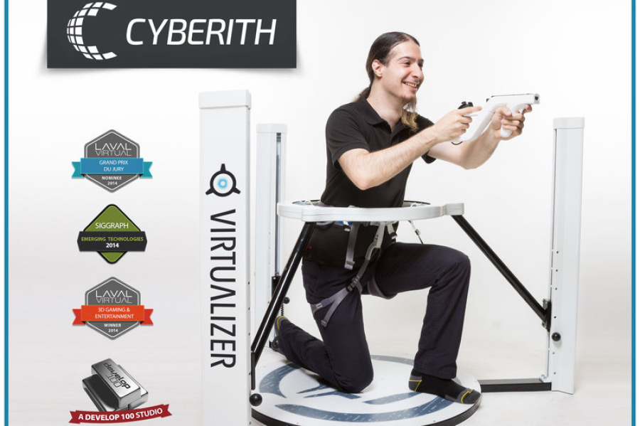 Weirdness The Cyberith Virtualizer Combines Wii Remote Controls