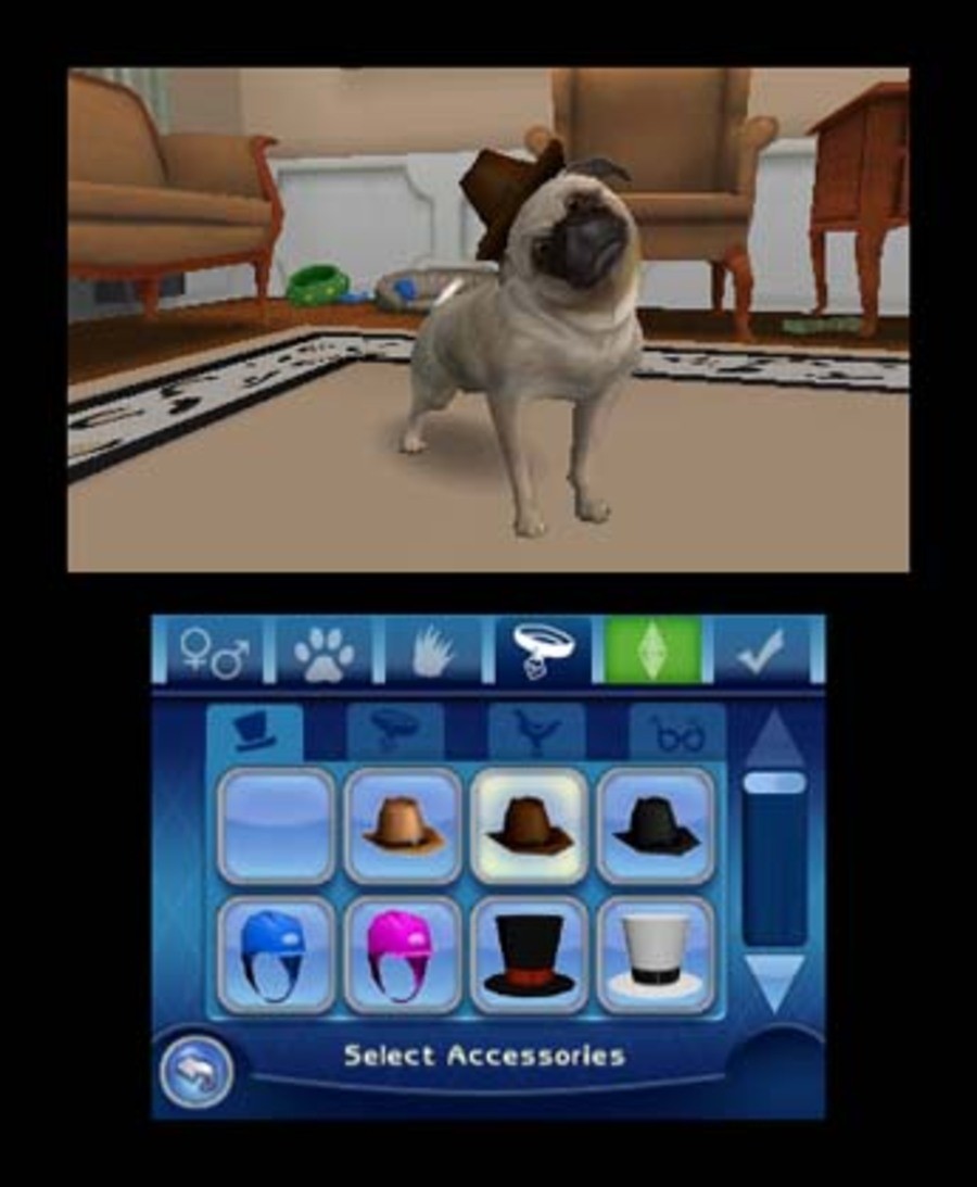 The Sims 3 Pets (3DS) Screenshots