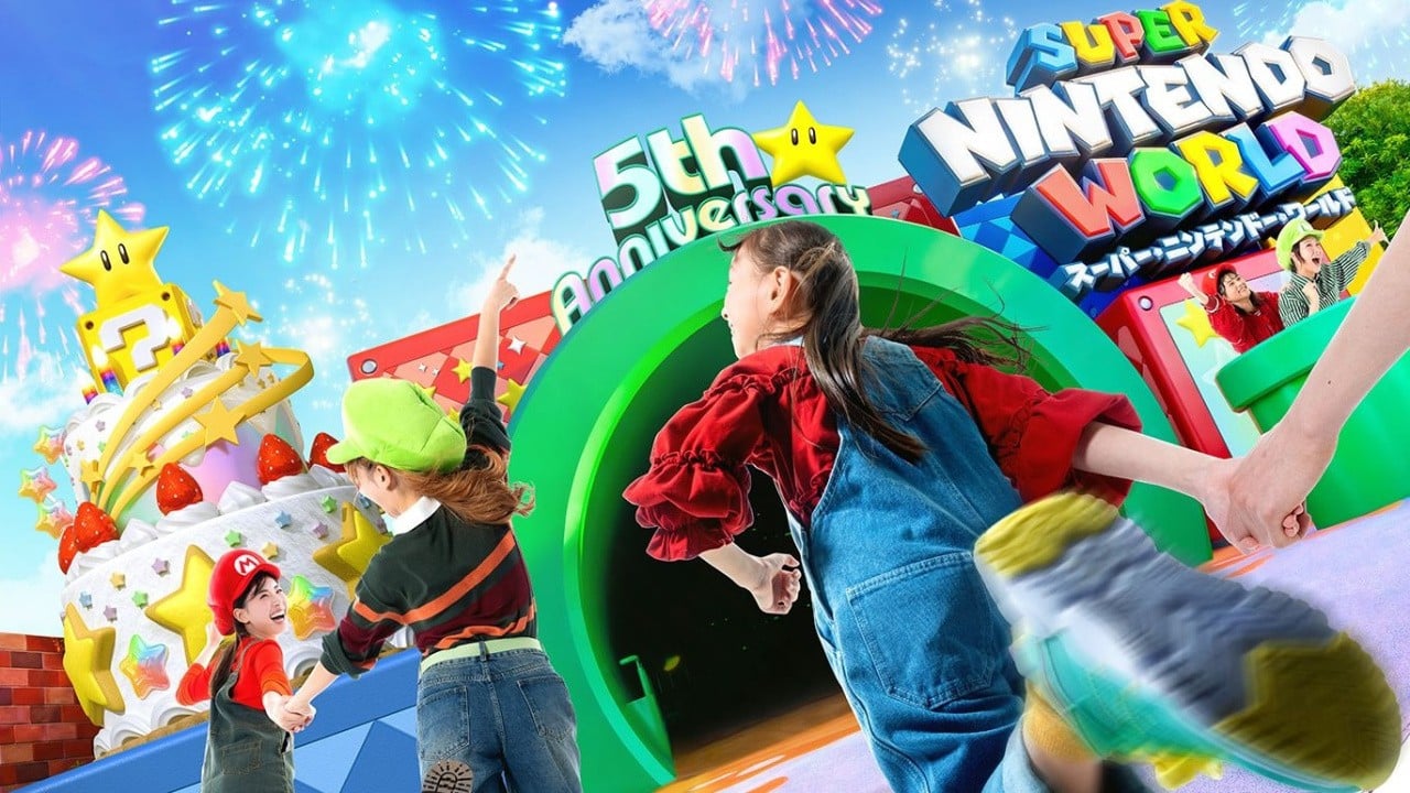 Super Nintendo World Is Celebrating Its Fifth Anniversary In Style ...