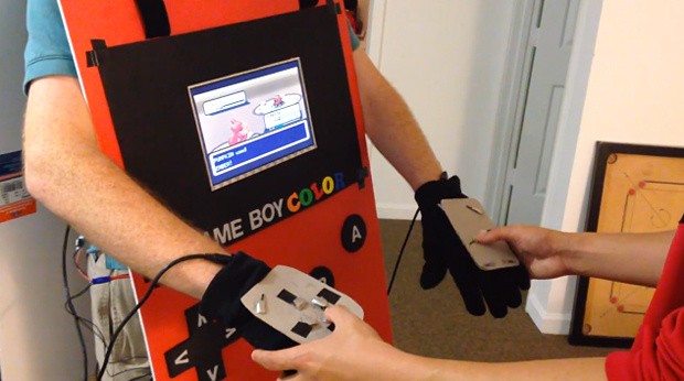 Weirdness: This Game Boy Color Costume Actually Plays Game Boy Advance ...