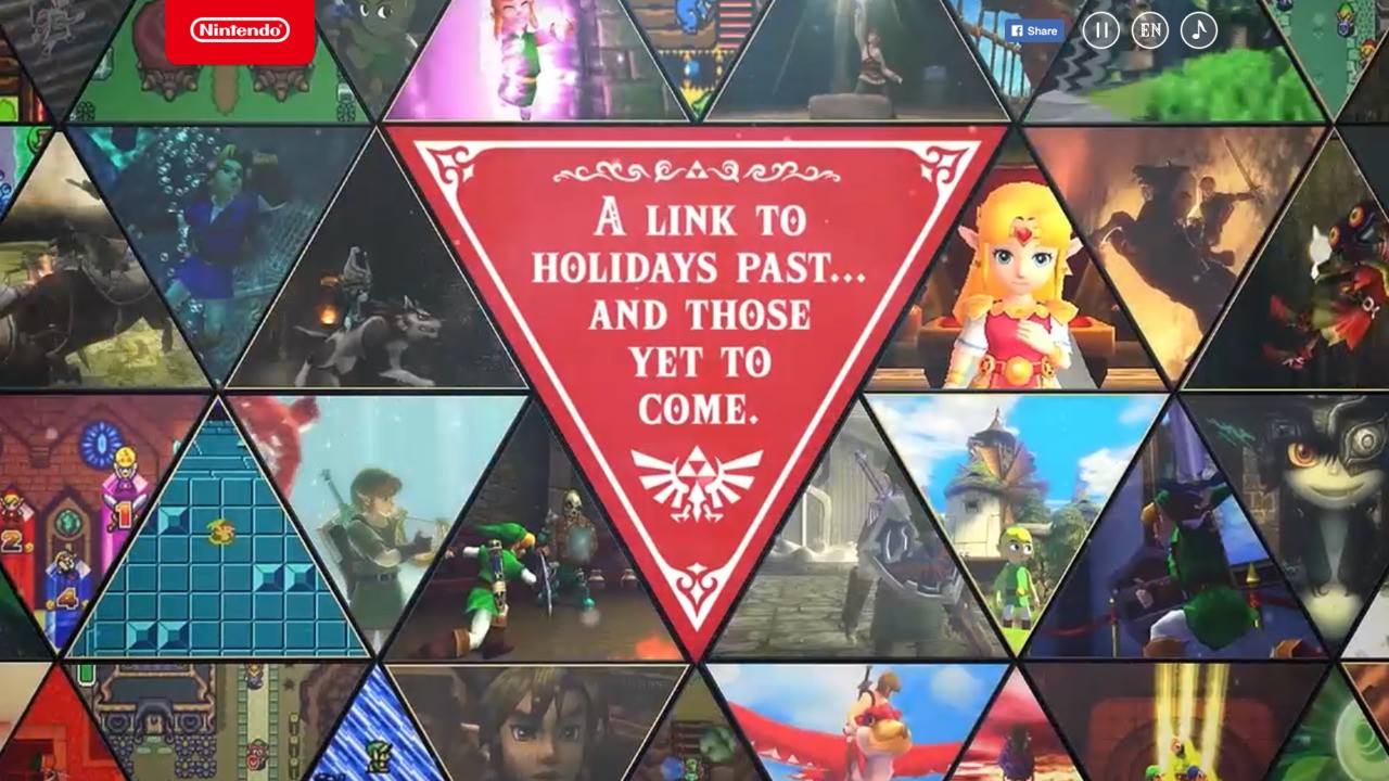 Nintendo Releases Link-Themed 'Holiday Card' Website for the Festive ...