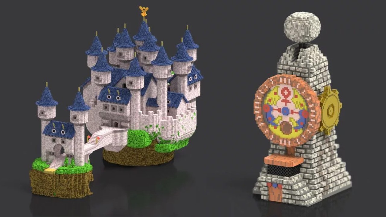 Random: Check Out These Voxel Renditions Of Structures From The Legend ...