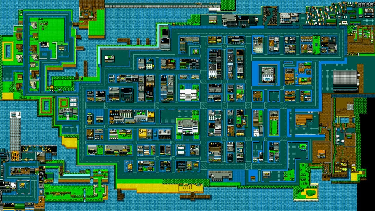 This Retro City Rampage Map Should Be Handy If You Get Lost - Nintendo Life