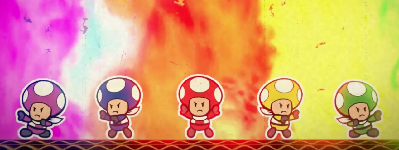 Video: Daring Toads Come To The Rescue In Paper Mario: Color Splash ...