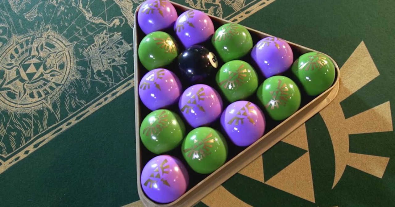 Random: Your Pool Table Isn't Complete Until It's Had A Zelda Makeover ...