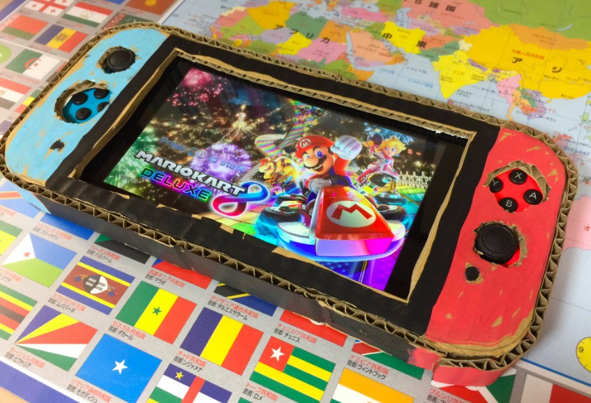 Random: Kid Creates Switch From Cardboard, Father Caves And Gets Him ...