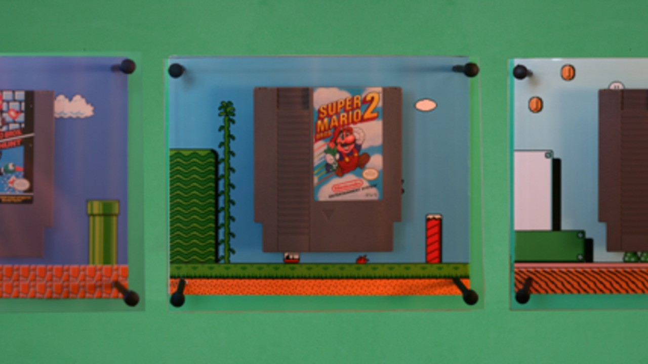 Random: Wall Mounting Old Games Has Never Been Better | Nintendo Life