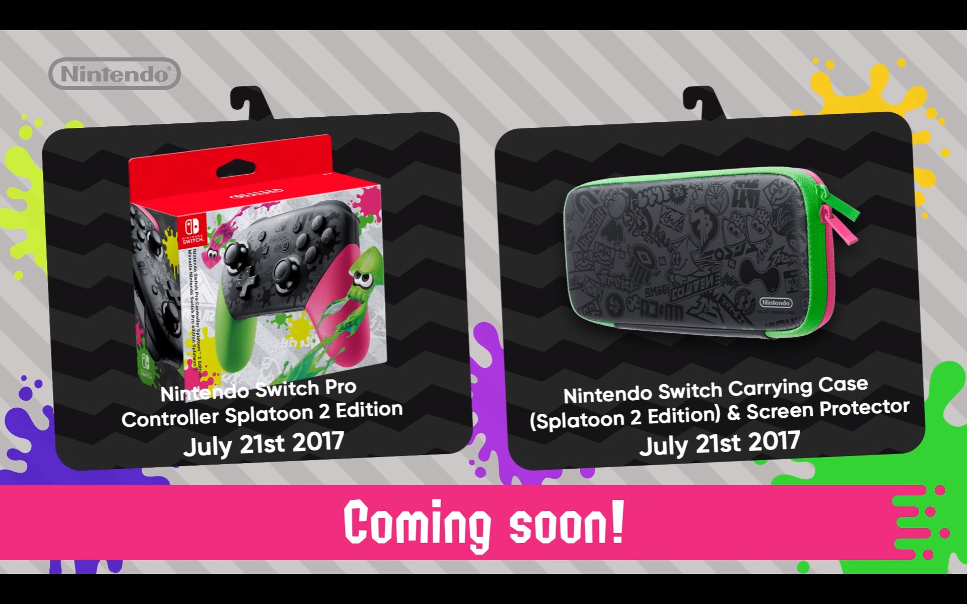 New Splatoon 2 Switch Accessories And Hardware Bundle Announced ...