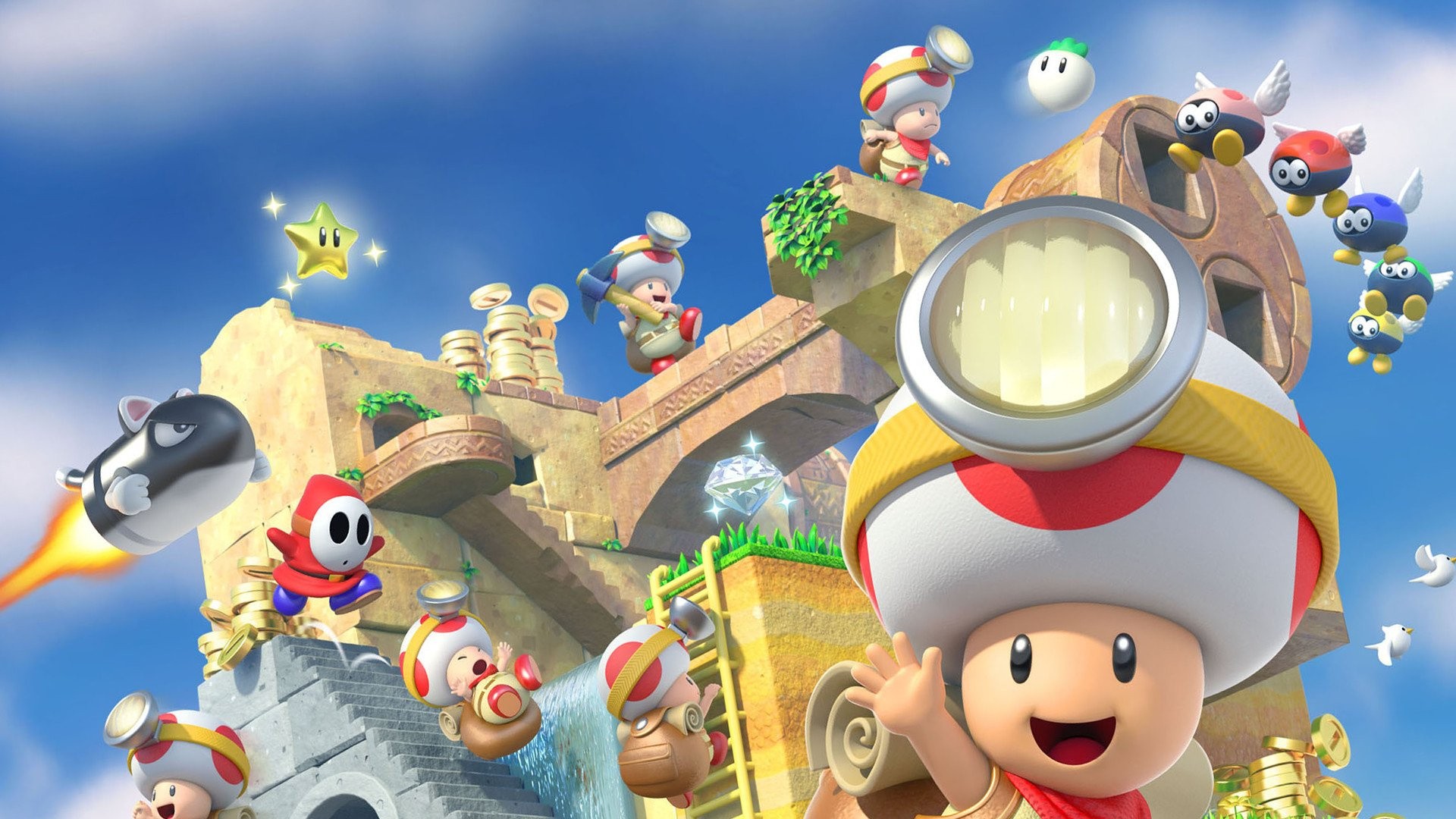 Captain Toad: Treasure Tracker Walkthrough - Magma Road Marathon ...