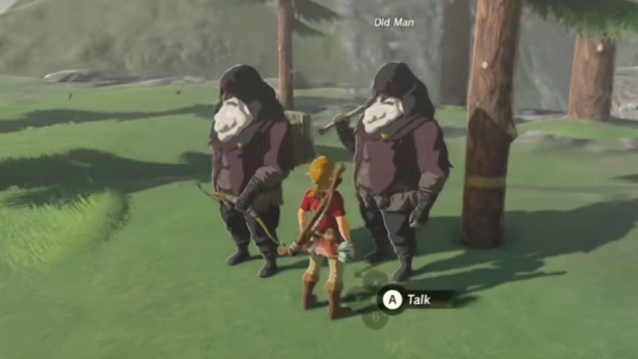 Random: Zelda: Breath Of The Wild Player Takes The Old Man To Meet ...