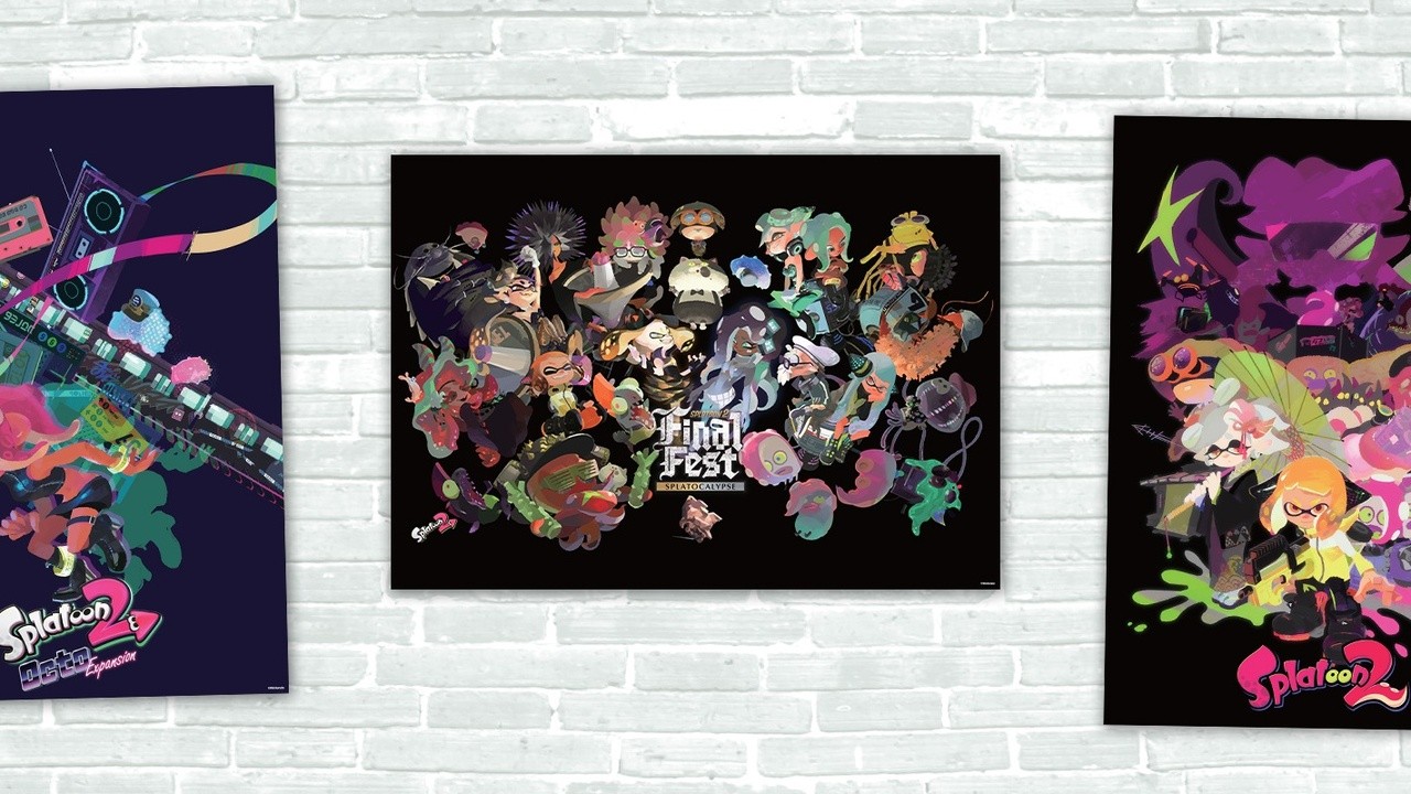 Splatoon 2 High-Quality Poster Set Back In Stock On My Nintendo (Europe ...