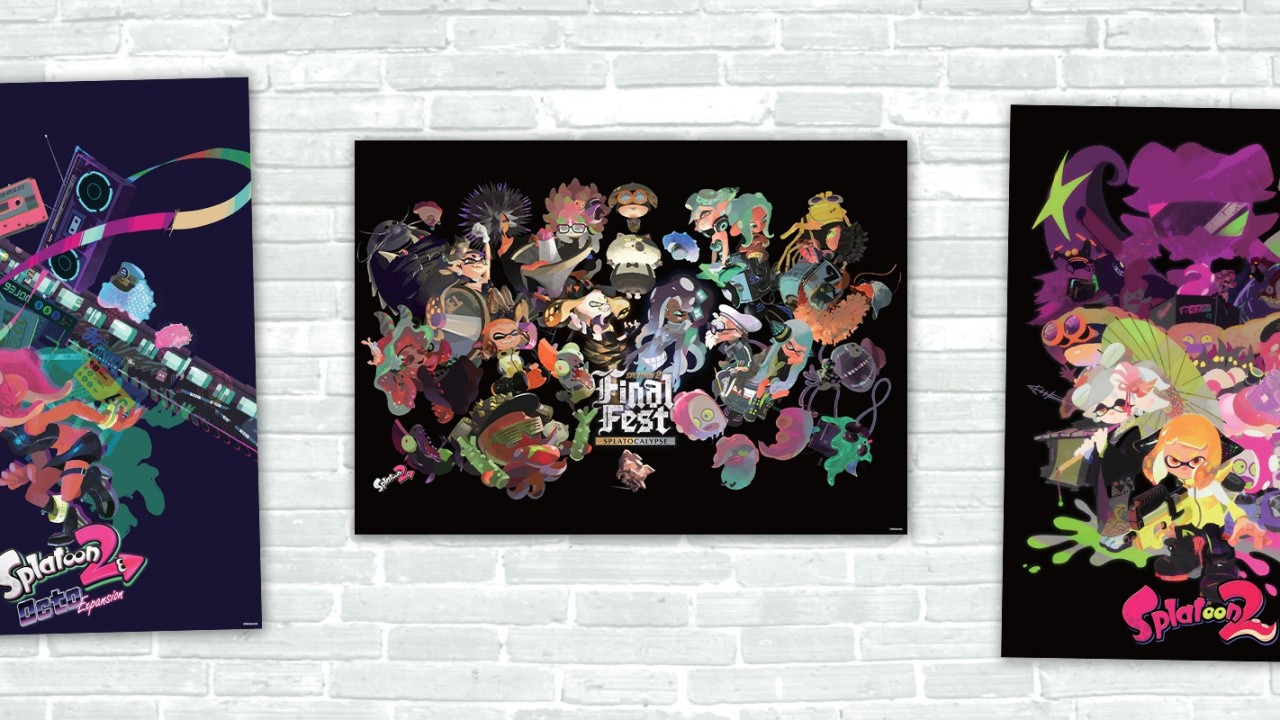 Splatoon 2 High-Quality Poster Set Back In Stock On My Nintendo (Europe ...