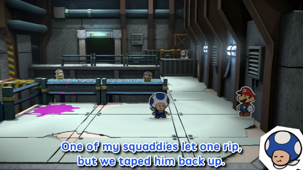 Video: Blue Toads Get Stealthy in Latest Paper Mario: Color Splash ...