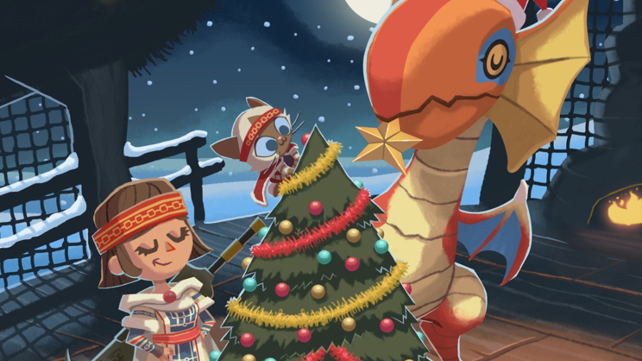 Capcom Unity's Christmas Card Design Gets Festive With Monster Hunter ...