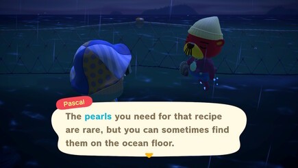 Animal Crossing: New Horizons: Pascal - Spawn Times, Scallops And ...