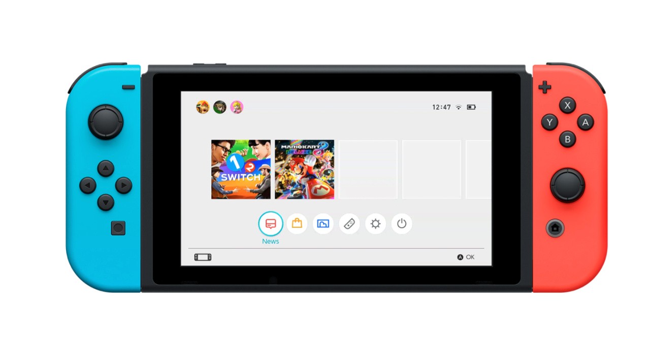 The Switch's Home Menu Uses Less Than 200 KB Of Resources For Super ...