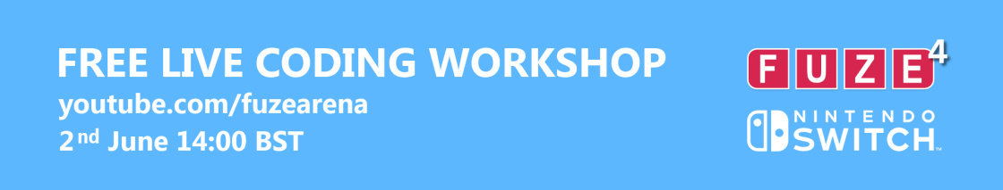 FUZE4 Nintendo Switch To Livestream Learn-To-Code Workshop For Aspiring ...