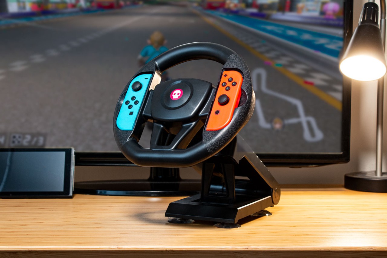 A New Nintendo Switch Steering Wheel Hits The Market Next Month For ...