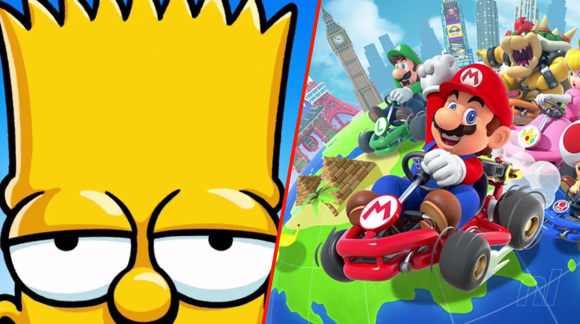 Random: The Simpsons Meets Mario Kart In Bizarre TV Mash-Up | Nintendo Life