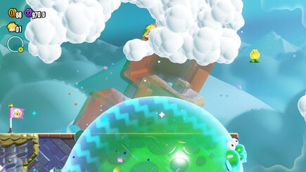 2023 - Super Mario Bros. Wonder: World 4 - Le Vol des Bloomps