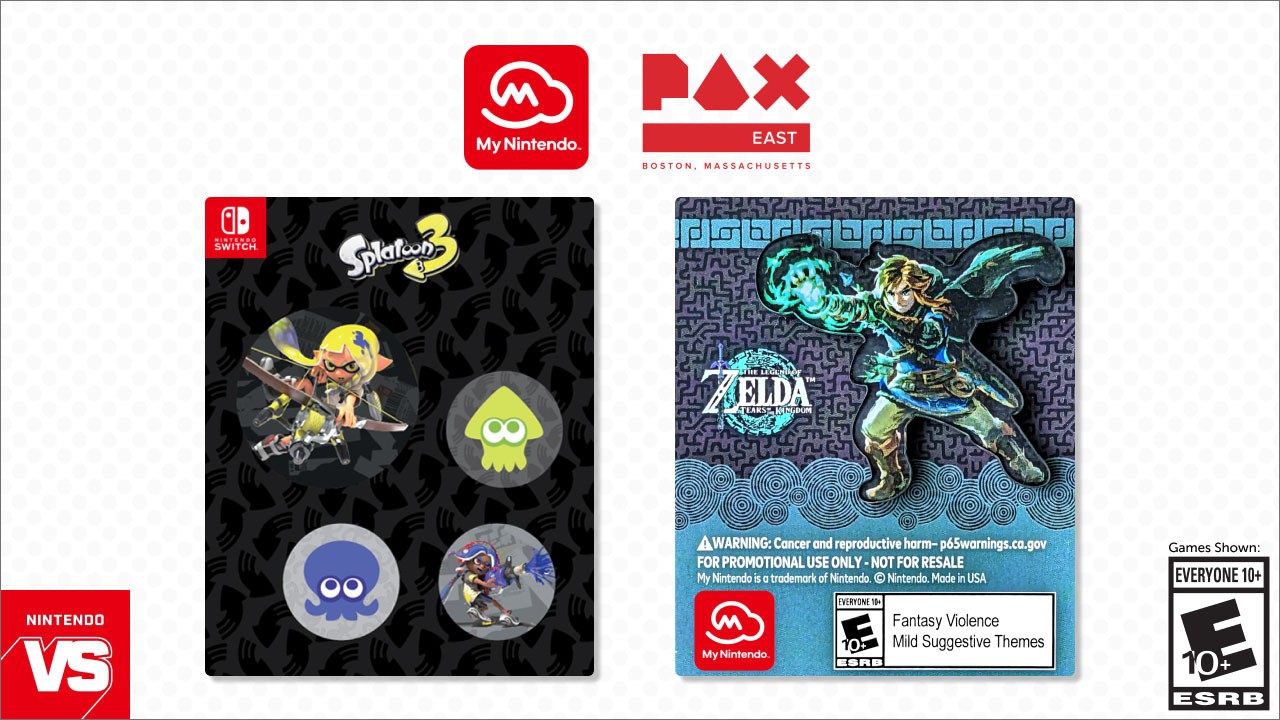 Nintendo Offering Exclusive Splatoon 3 & Zelda Pin Sets At PAX East ...