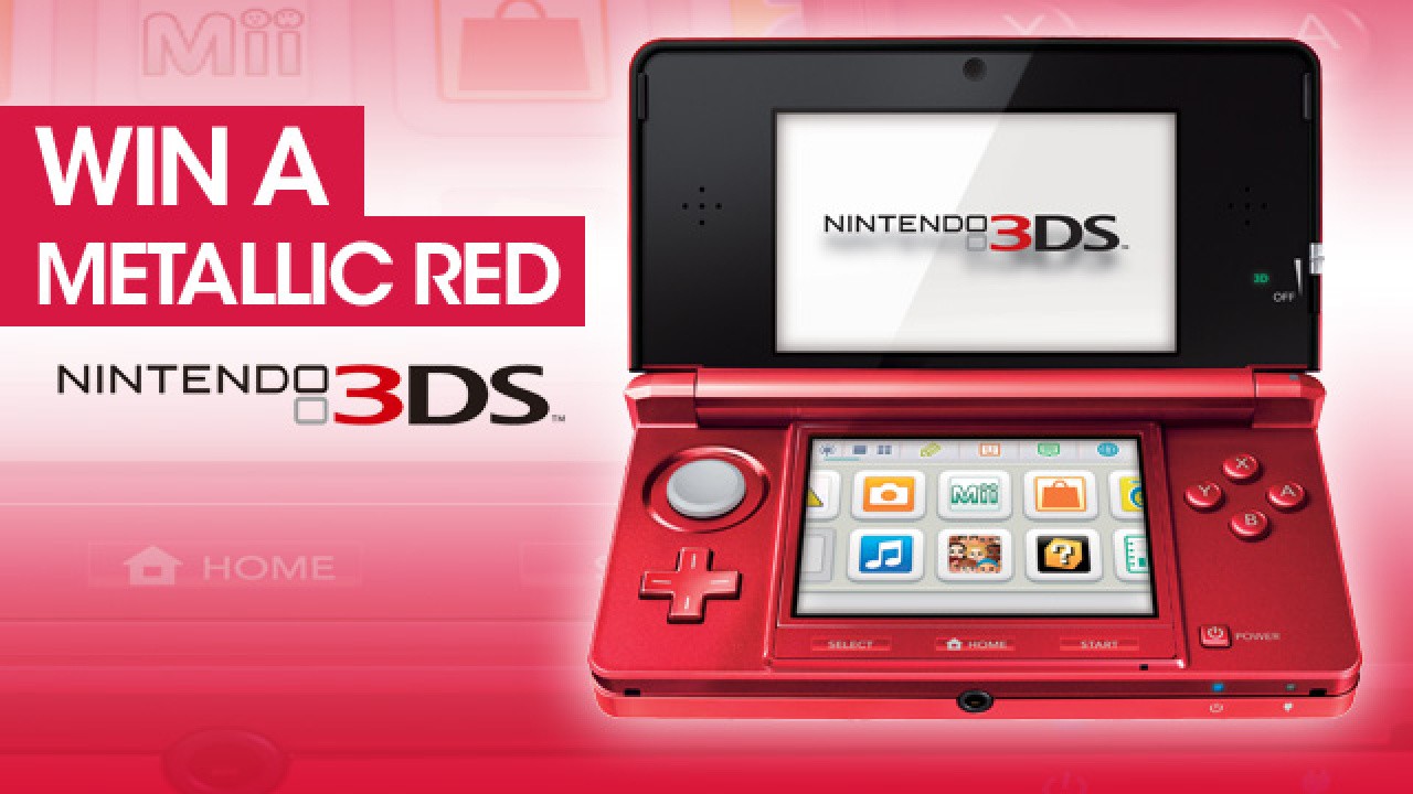 Competition: Win a Metallic Red 3DS!