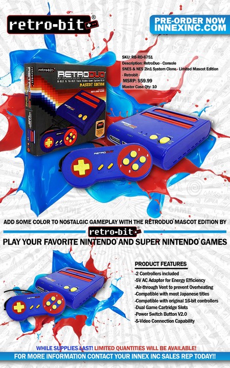 Retro-Bit Is Releasing A Super Mario Edition Of Its RetroDuo Console ...