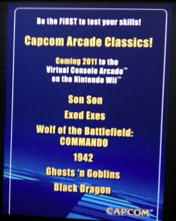 Capcom Reveals Virtual Console Arcade Support in the West | Nintendo Life
