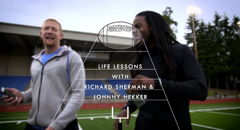 Video: NFL Stars Richard Sherman and Johnny Hecker Kick in for Pokémon ...