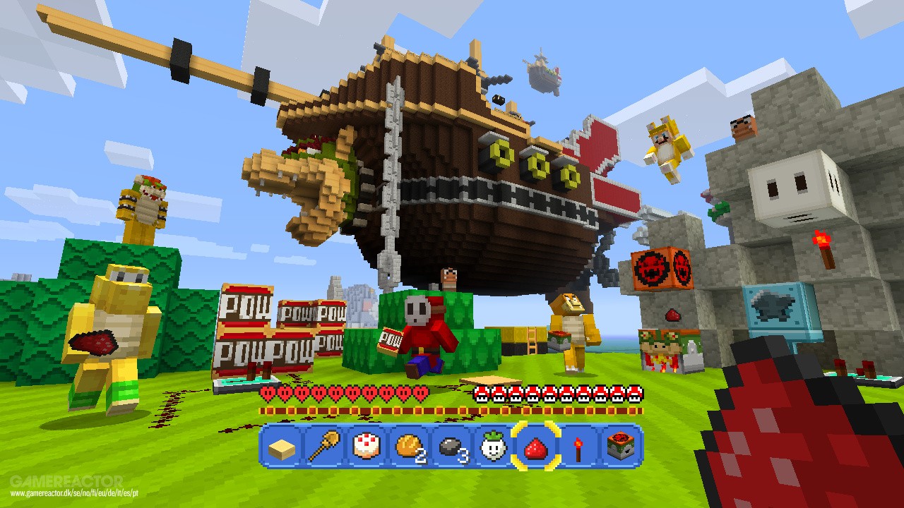 The Super Mario Mash-Up Pack Is Now Available For Minecraft On 3DS ...