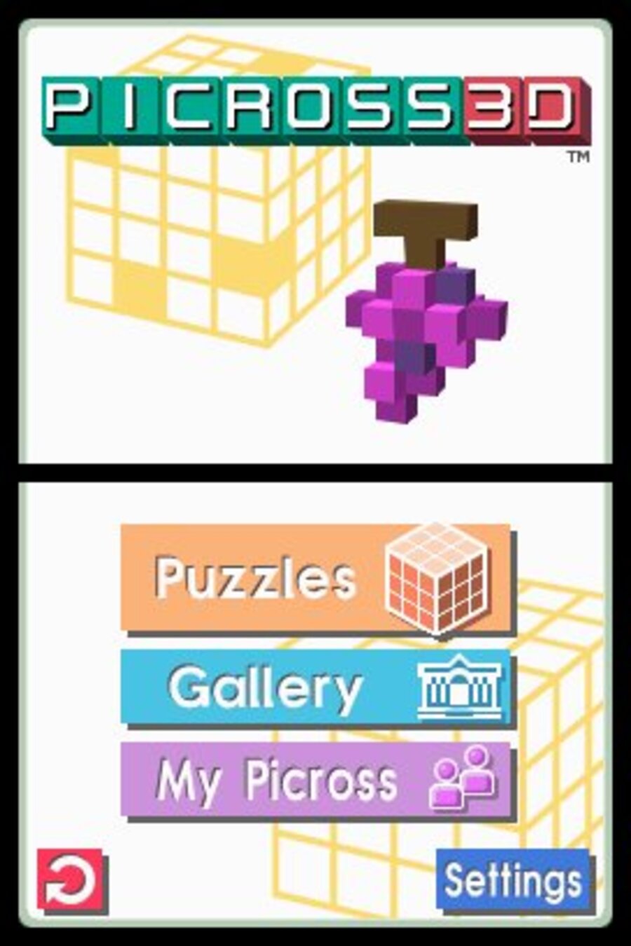 Picross 3D (DS) Screenshots