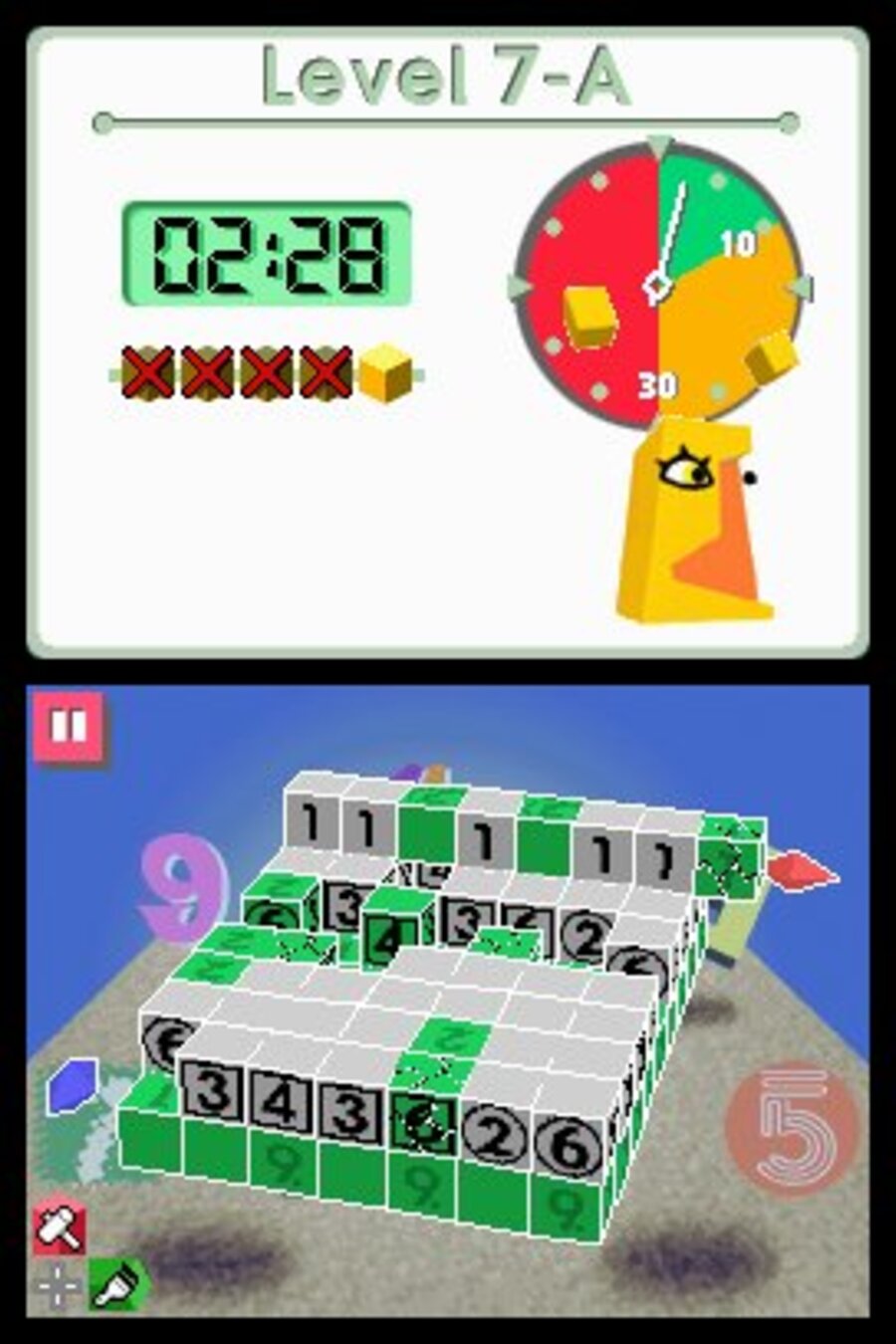 Picross 3D (DS) Screenshots