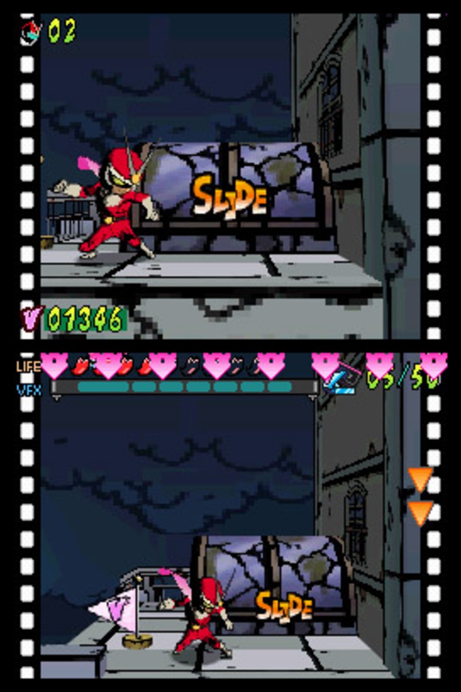 Viewtiful Joe: Double Trouble (DS) Screenshots