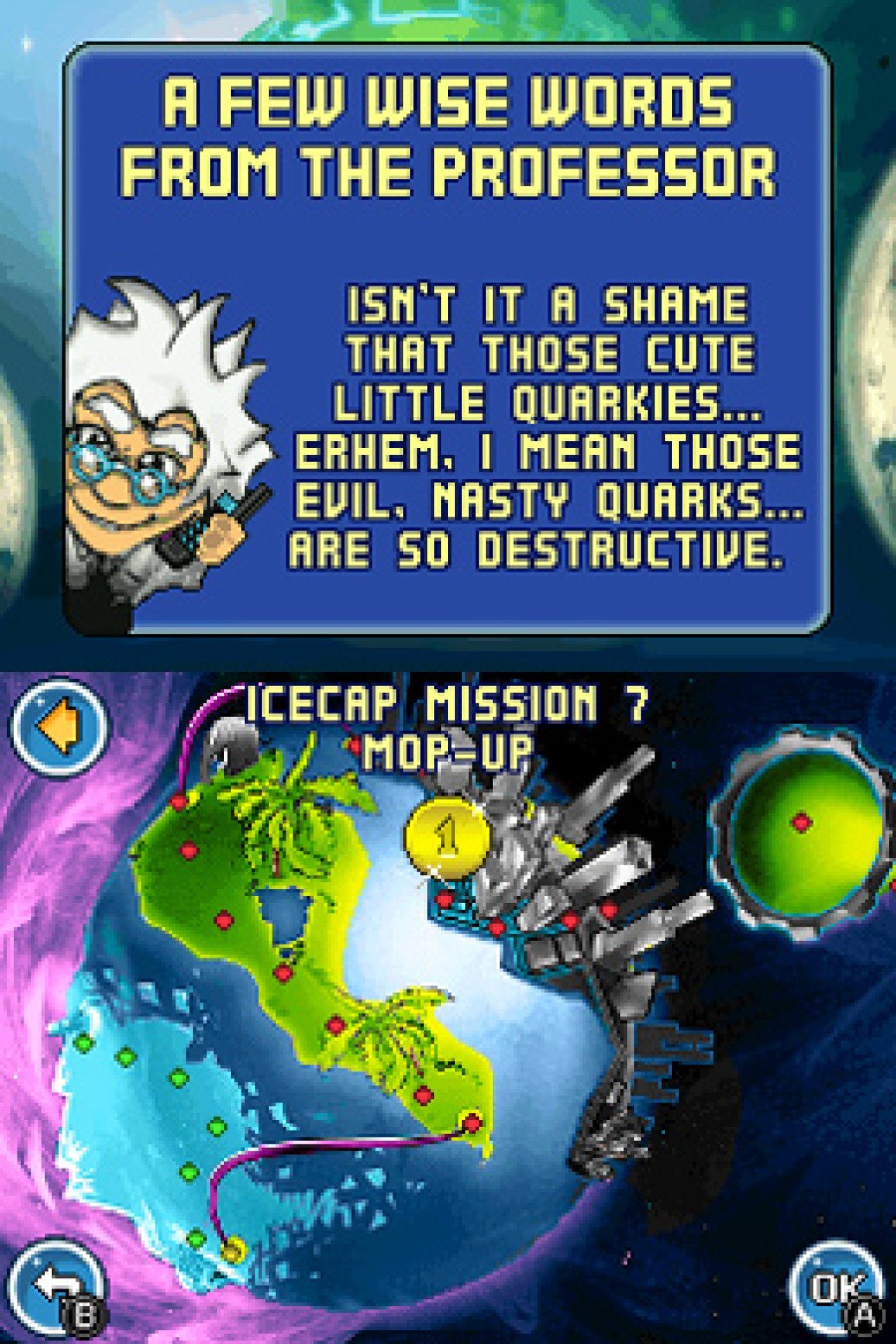 Alien Puzzle Adventure (DSiWare) Screenshots