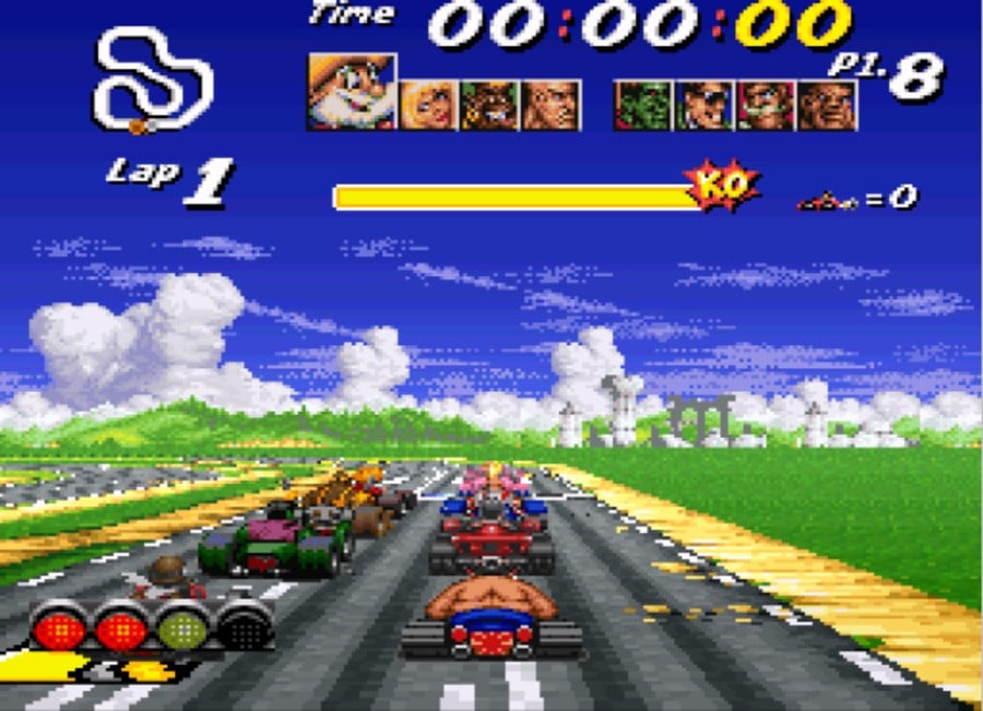 Street Racer (SNES / Super Nintendo) Screenshots