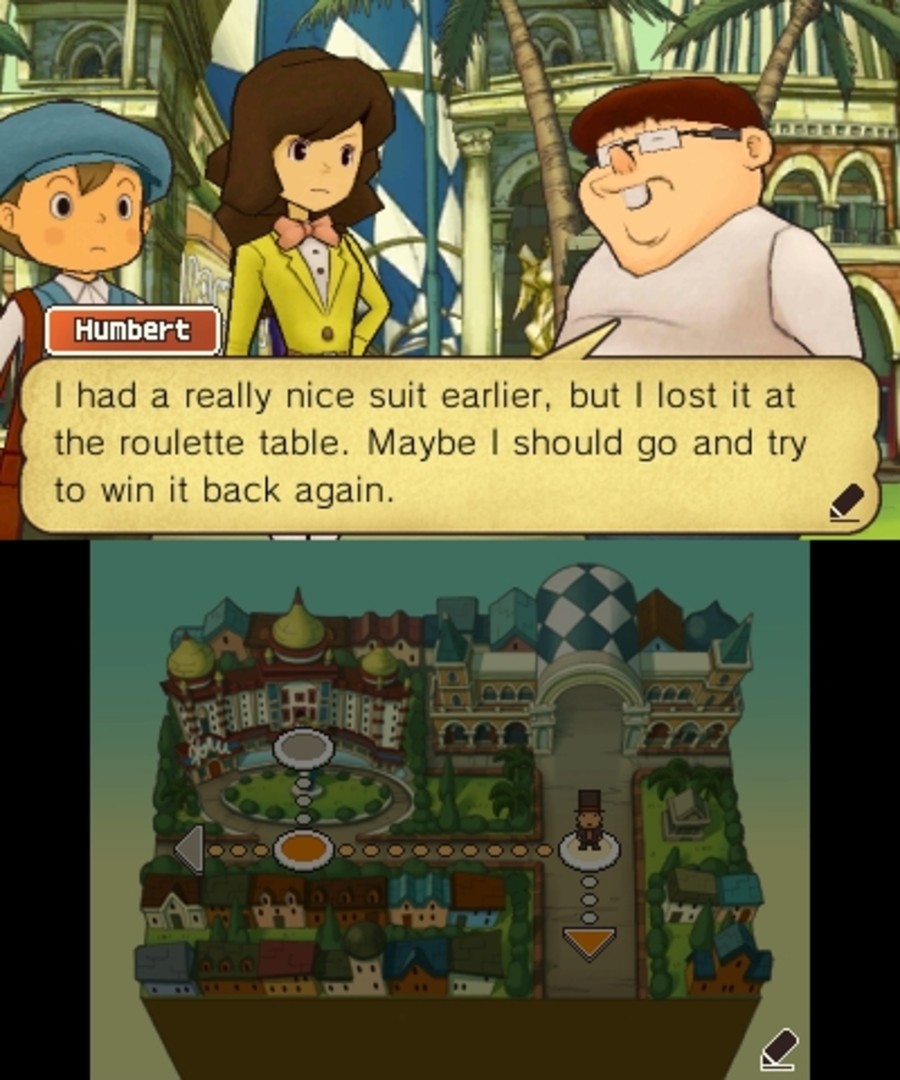 Professor Layton and the Miracle Mask (3DS) Screenshots