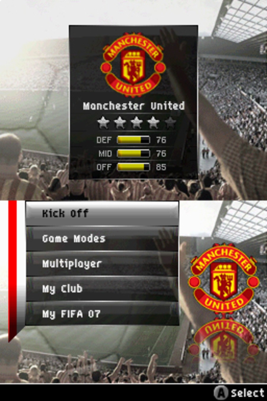 FIFA 07 (DS) Screenshots