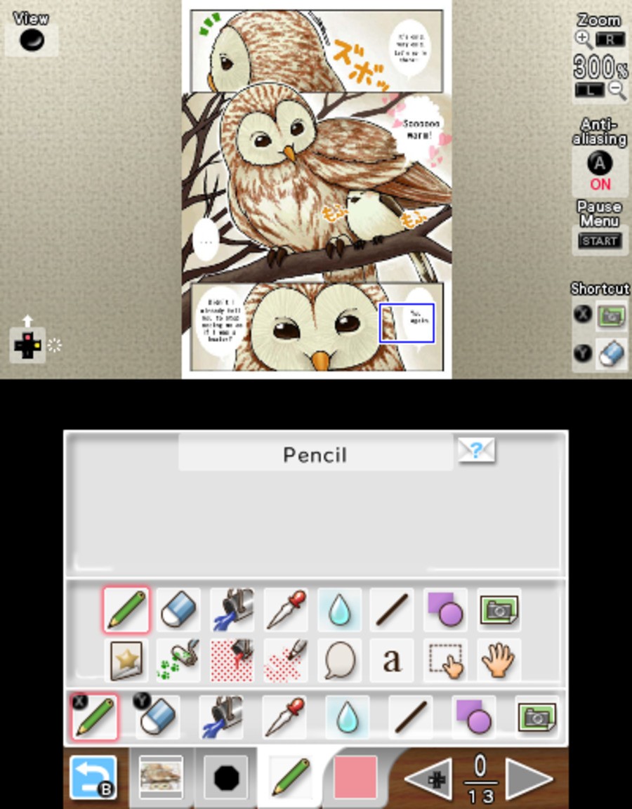 Comic Workshop (3DS eShop) Screenshots