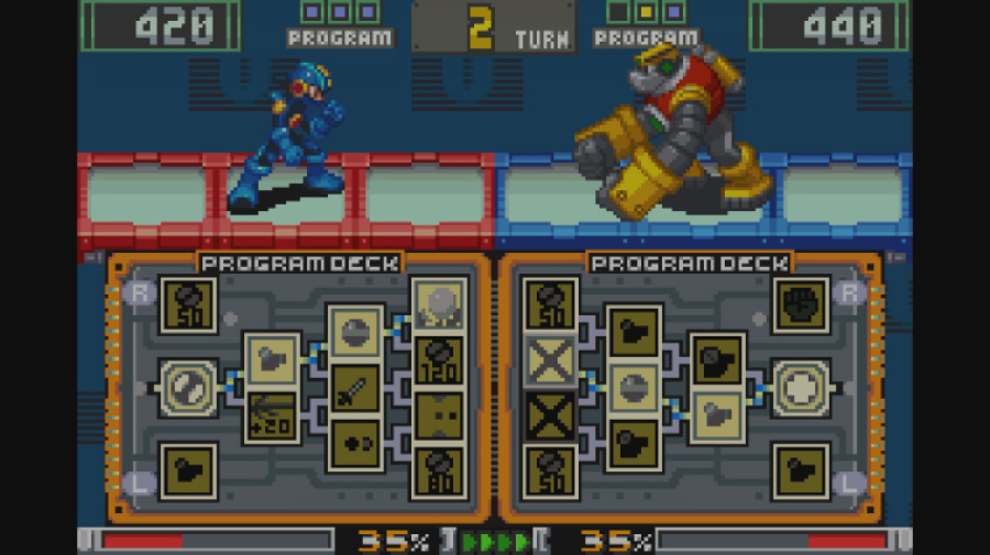 Mega Man Battle Chip Challenge (GBA / Game Boy Advance) Screenshots Mega Man Battle Chip Challenge (GBA / Game Boy Advance) Screenshots