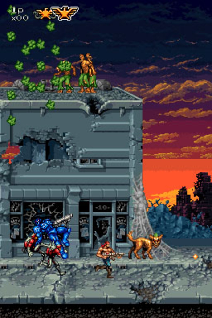 Contra 4 (DS) Screenshots